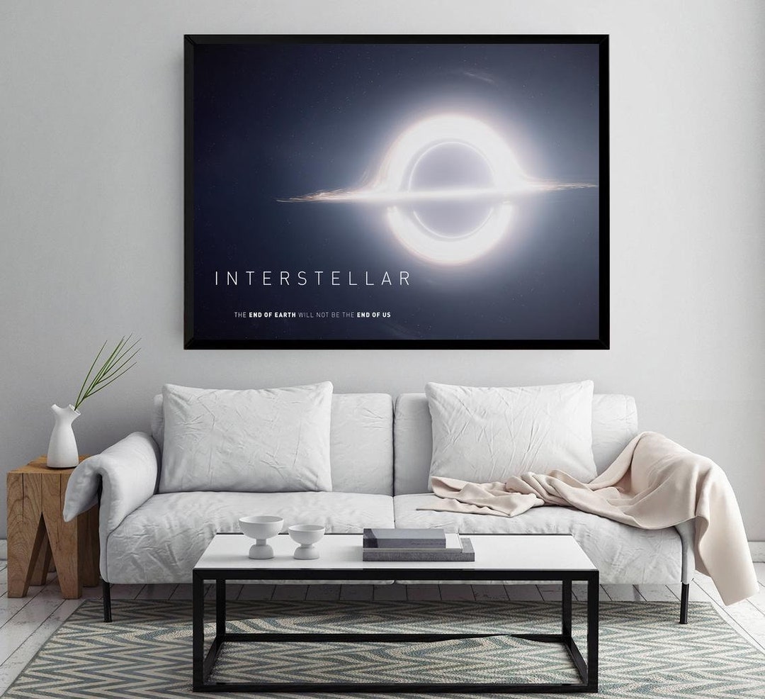 Interstellar Movie Poster, Canvas Print, Wall Art Canvas Painting ...