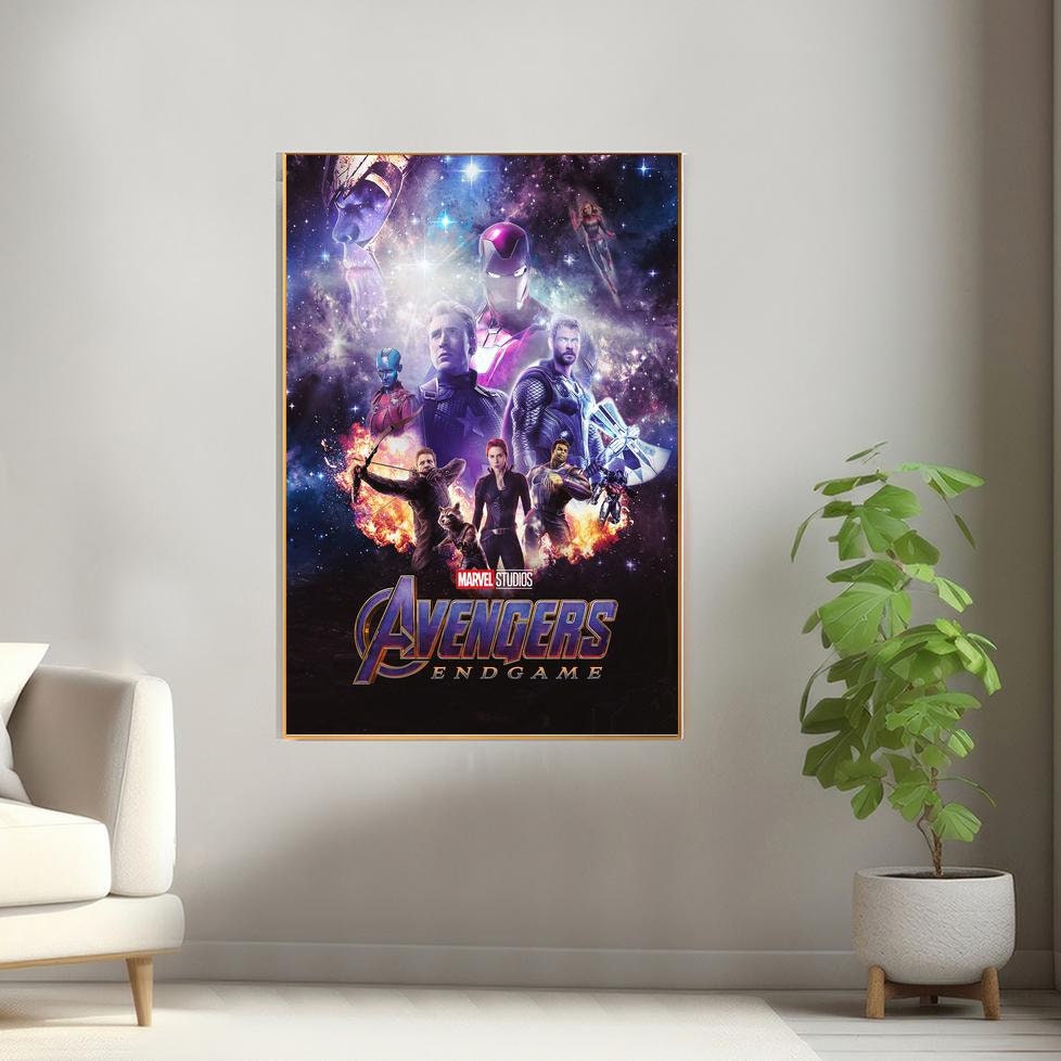 Avengers Endgame Movie Poster, Canvas Print, Wall Art Canvas Painting ...