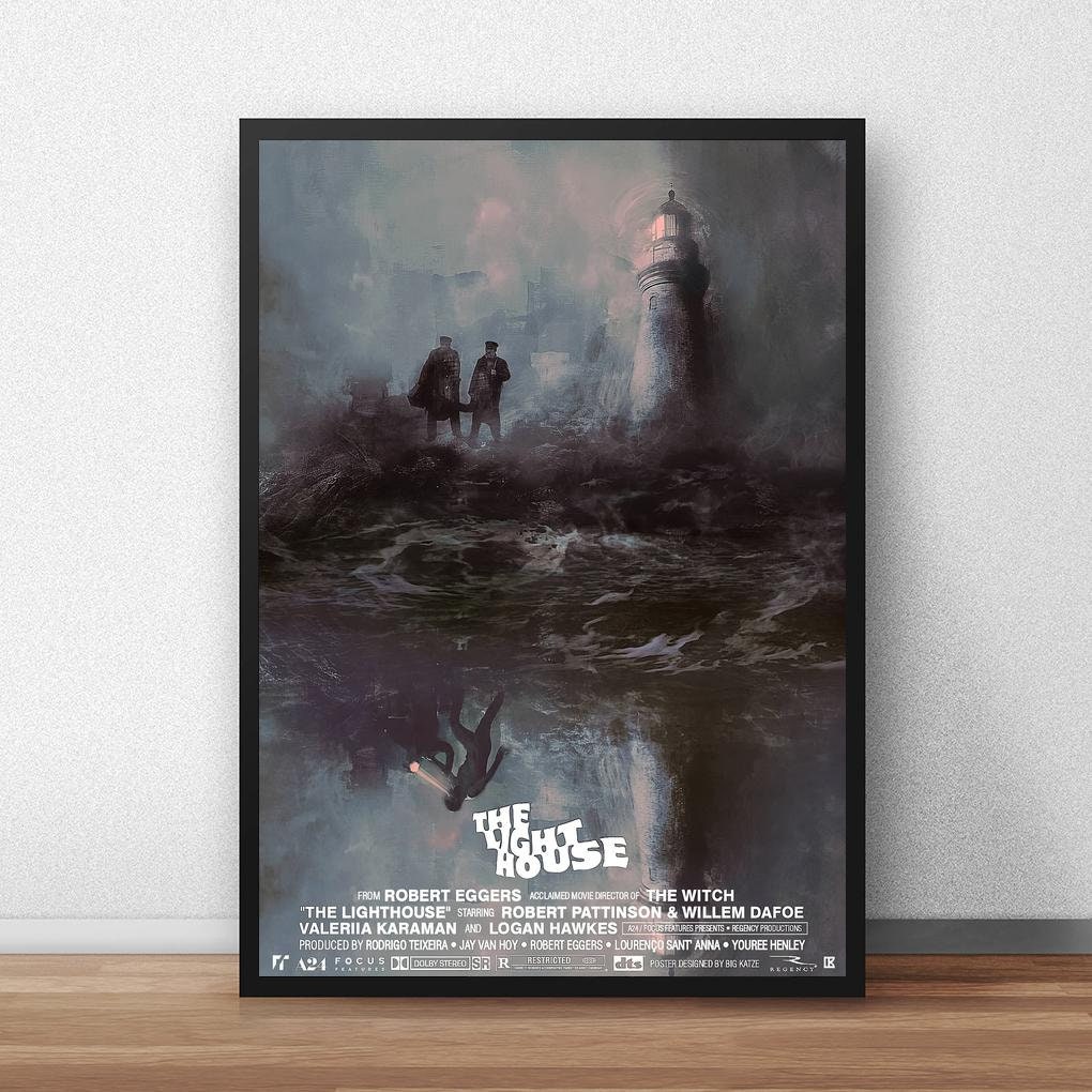 The Lighthouse Film Poster, Movie Canvas Print, Wall Art Canvas ...