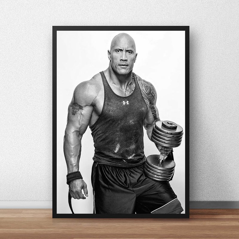 Dwayne Johnson - Etsy