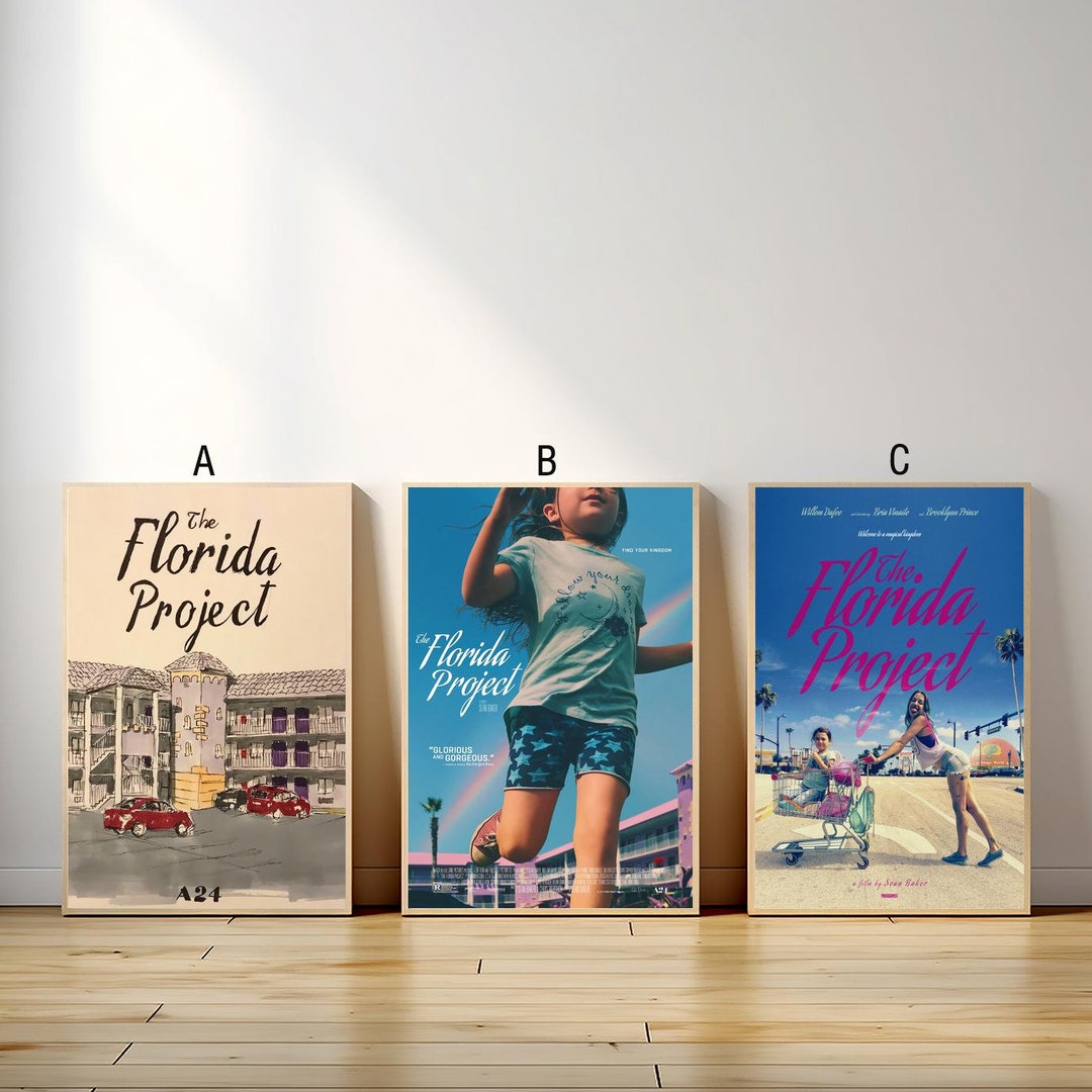 The Florida Project Movie Poster, Canvas Print, Wall Art Canvas ...