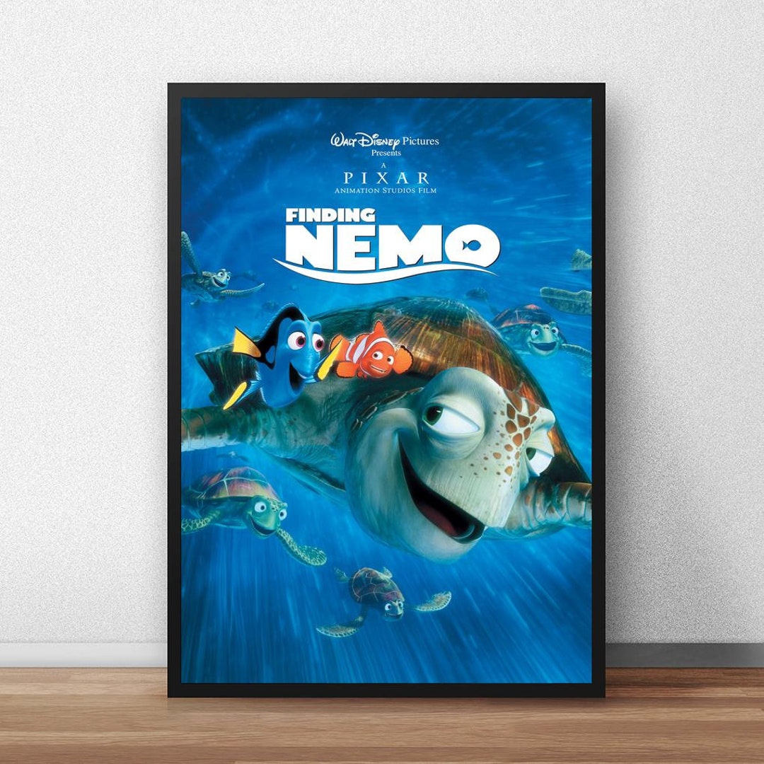 Finding Nemo Movie Poster, Canvas Print, Wall Art Canvas Painting ...