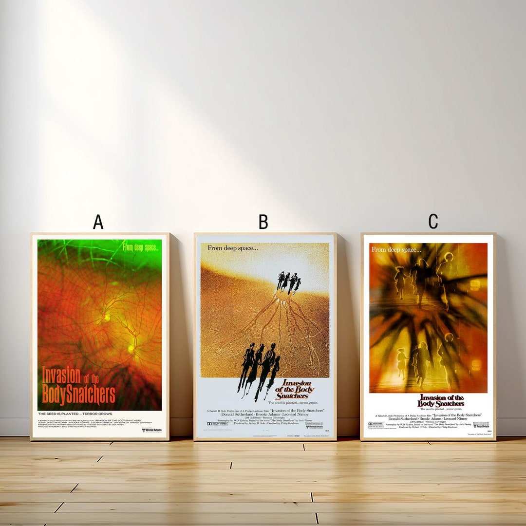 Invasion of the Body Snatchers Movie Poster, Canvas Print, Wall Art ...