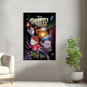 Gravity Falls Movie Poster, Canvas Print, Wall Art Canvas Painting ...