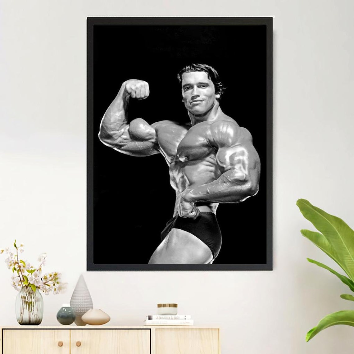 Arnold Schwarzenegger Bodybuilding Poster, Canvas Print, Wall Art ...