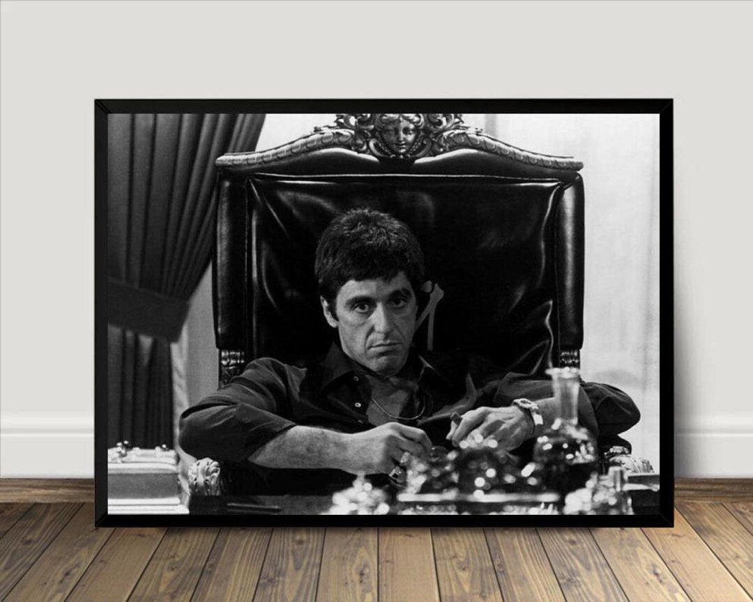Al Pacino Scarface Movie Poster, Canvas Print, Wall Art Canvas Painting ...