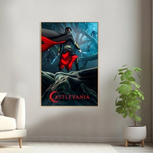Castlevania Movie Poster, Canvas Print, Wall Art Canvas Painting Living ...