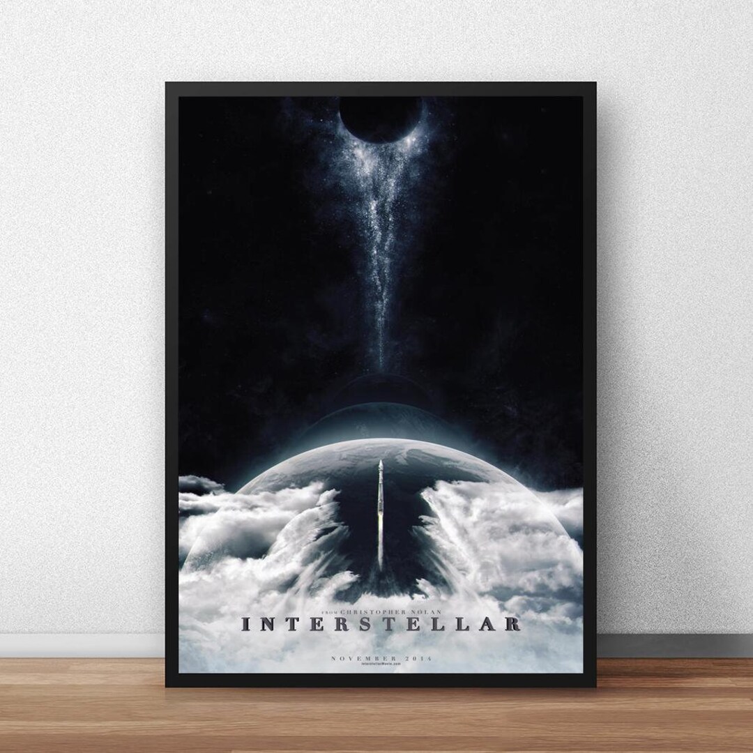 Interstellar Movie Poster, Canvas Print, Wall Art Canvas Painting ...