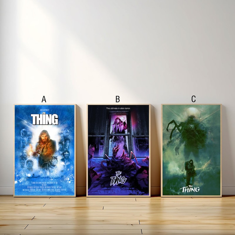The Thing 1982 Movie Poster - Etsy