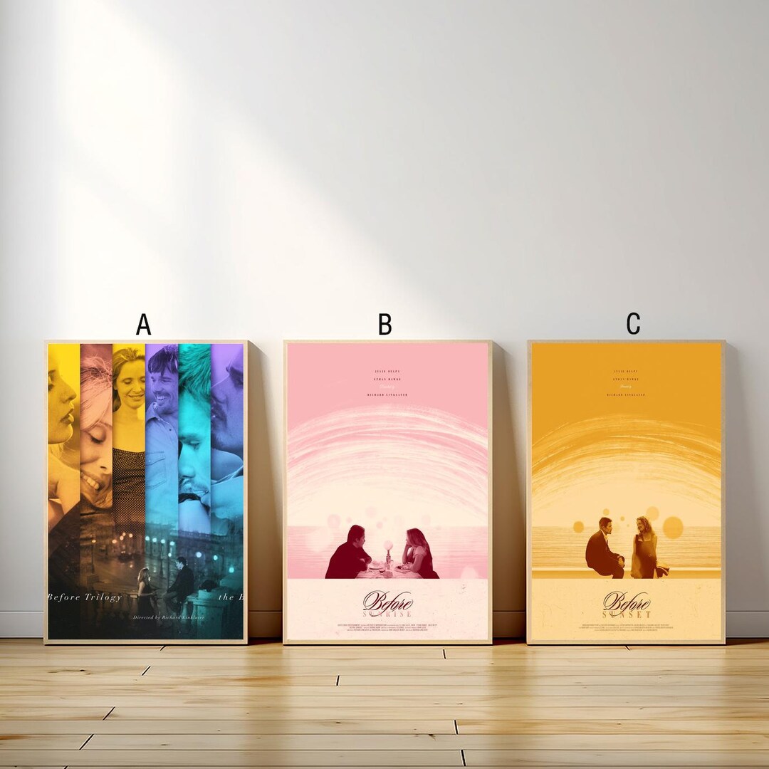 Before Trilogy Movie Poster, Canvas Print, Wall Art Canvas Painting ...