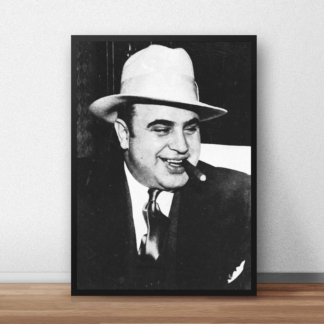 Al Capone Movie Poster, Canvas Print, Wall Art Canvas Painting Living ...