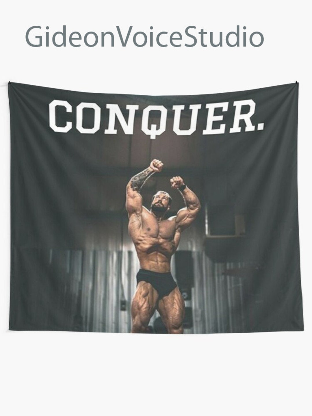 Chris Bumstead CBUM GYM Motivation Tapestry Chris Bumstead - Etsy