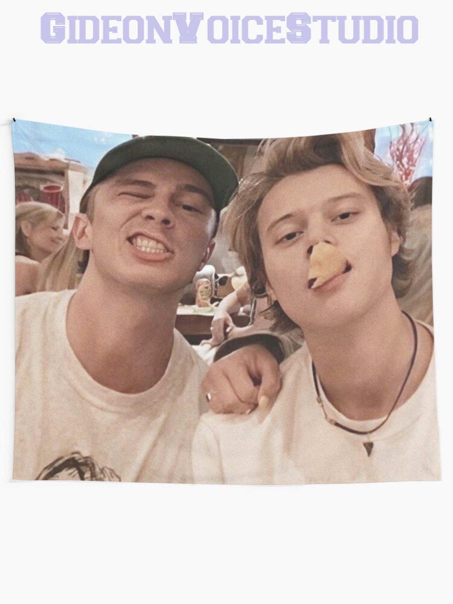 Drew Starkey and Rudy Pankow Meme Tapestry Outer Banks - Etsy