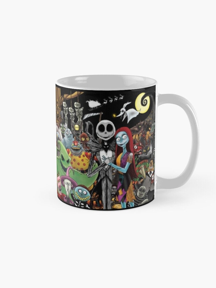 Jack and Sally Skellington Mugs Nightmare Before Christmas - Etsy