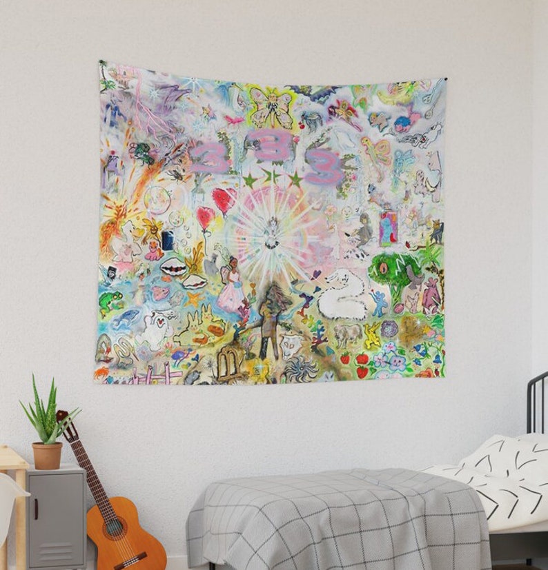 333 Bladee Album Cover Tapestry Meme Tapestries Funny Tapestry - Etsy