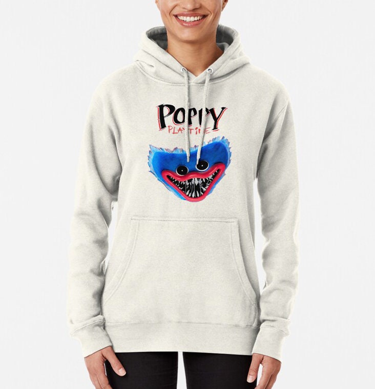 Huggy Wuggy Poppy Playtime Pullover Hoodie for Men Women, Huggy Wuggy ...