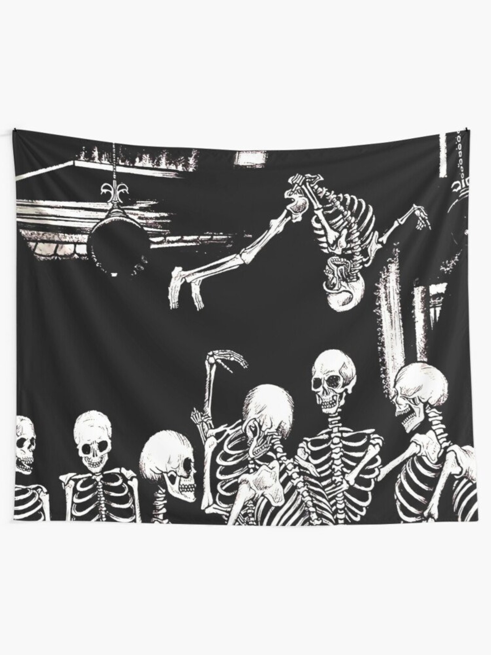 Playboi Carti Skeleton Wall Tapestry Playboi Carti Concert | Etsy