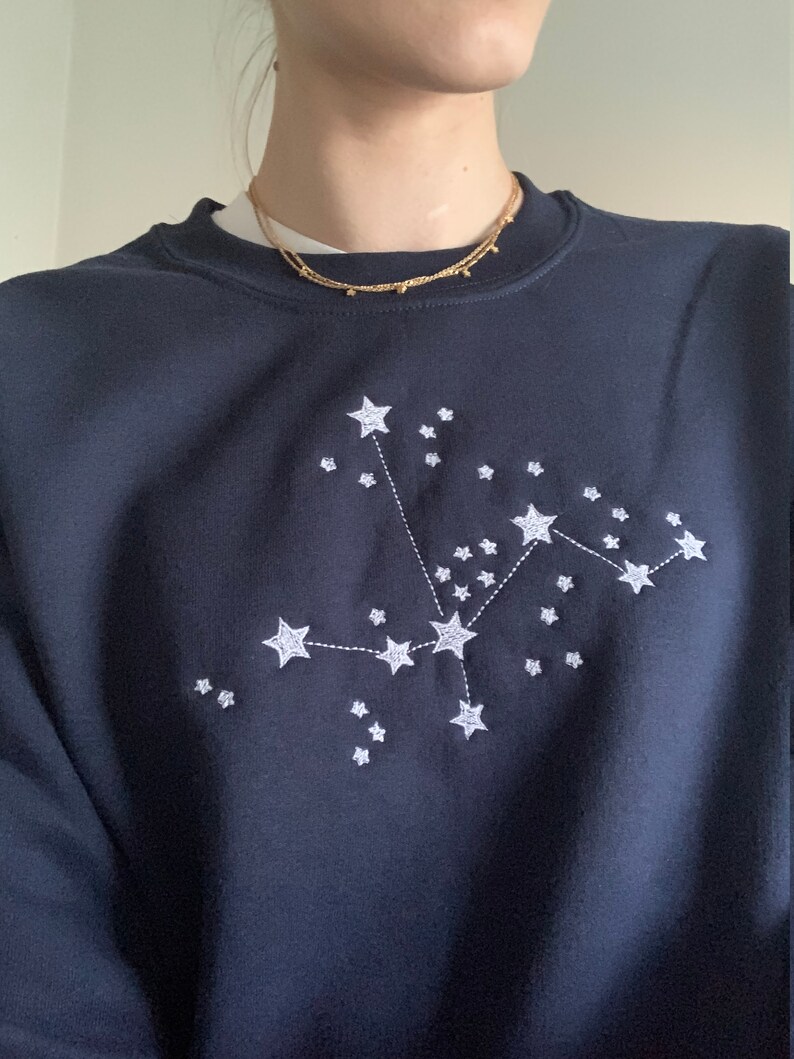 Parks Inspired Embroidered Navy Sweatshirt - Orlando Park ‘map ...