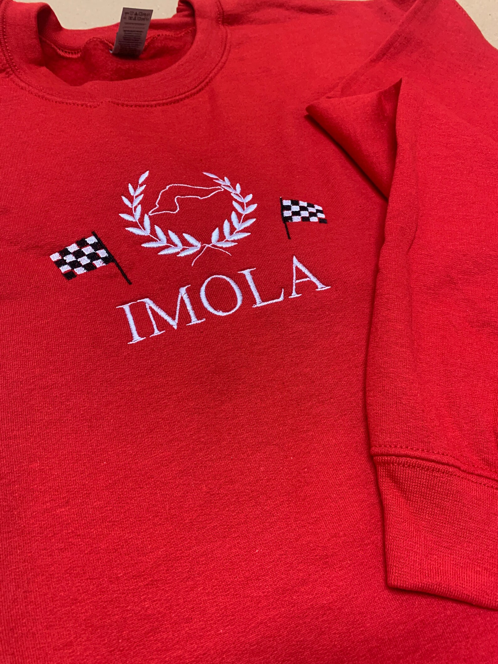 Formula 1 Motorsport Racing Track Embroidered Sweatshirt - Silverstone ...