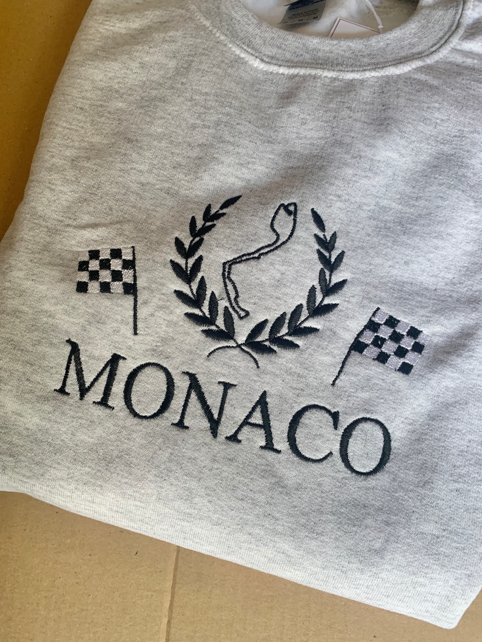 Formula 1 Motorsport Racing Track Embroidered Crewneck - Etsy