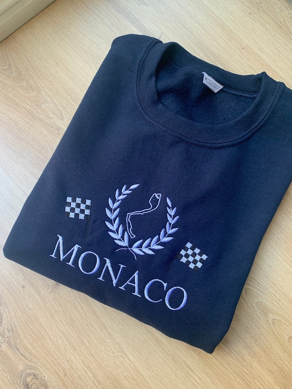 Formula 1 Motorsport Racing Track Embroidered Sweatshirt - Etsy