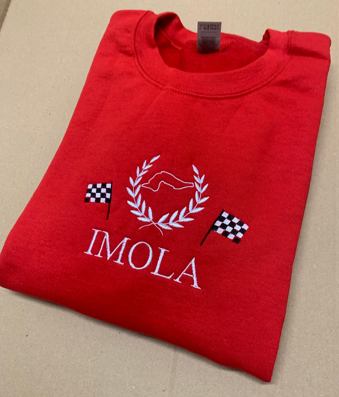 Formula 1 Motorsport Racing Track Embroidered Sweatshirt - Etsy UK