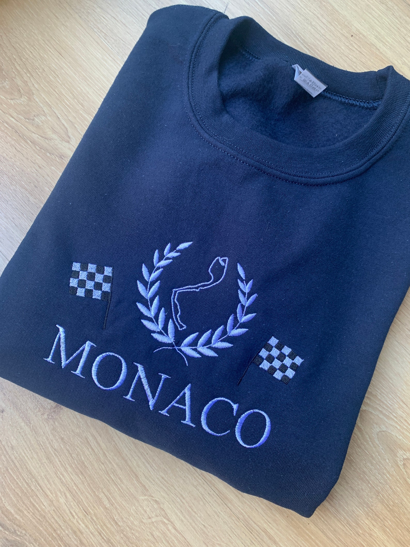 Formula 1 Motorsport Racing Track Embroidered Sweatshirt - Etsy