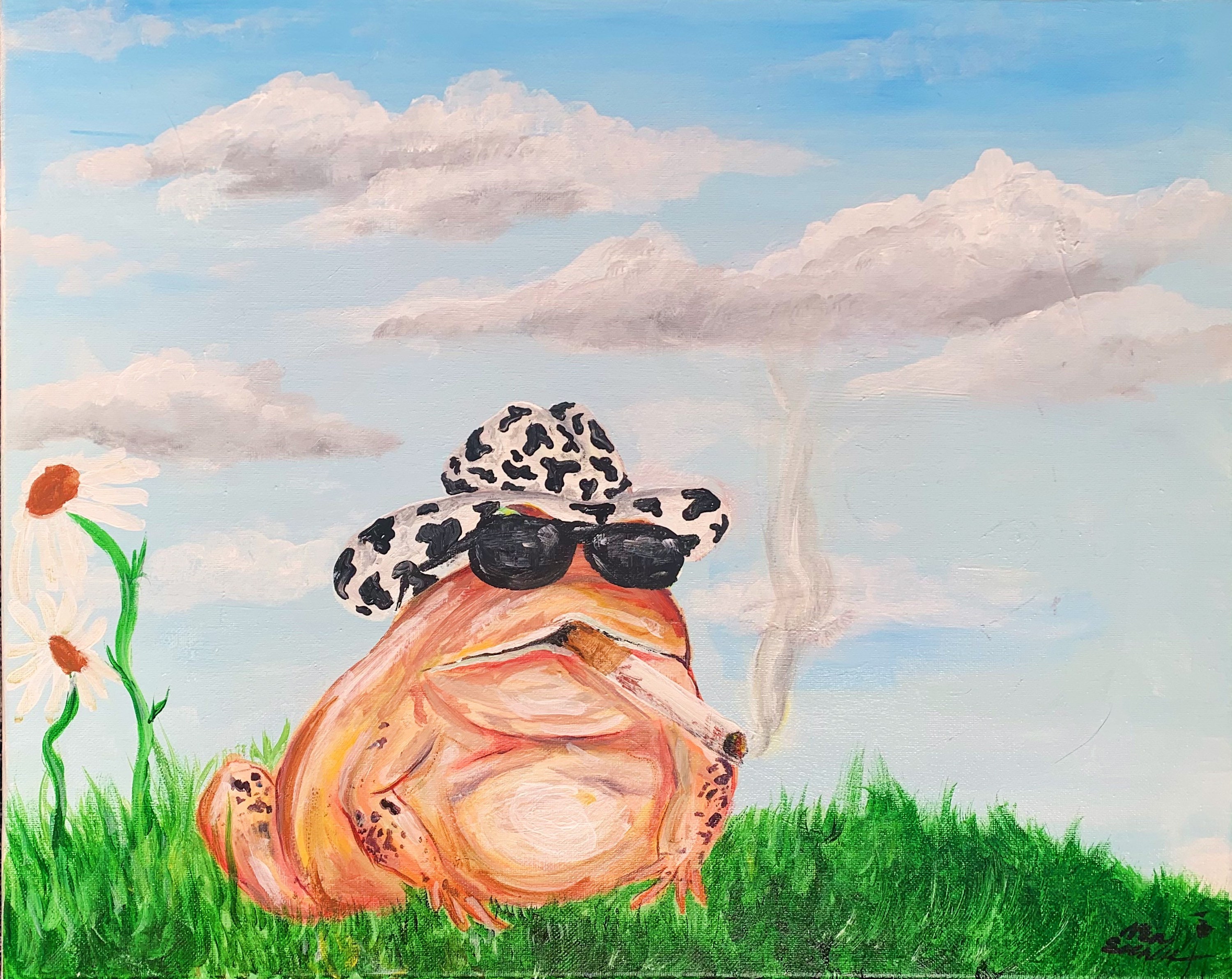 Cowboy Toad, Giclee Print - Etsy