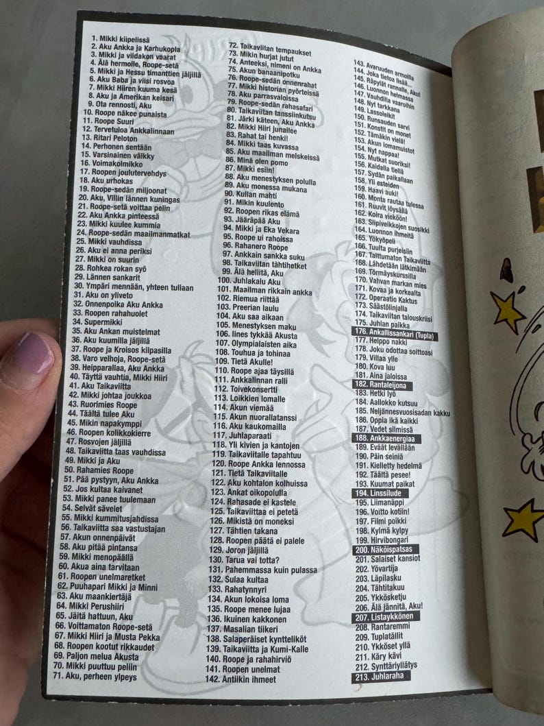 Walt Disney Finnish Comic Book Gold Edition "aku Ankan Kultaharkko" 393 ...