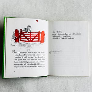 Rare 1977 Swedish Emil I Lönneberga Book by Astrid Lindgren Adapted by ...