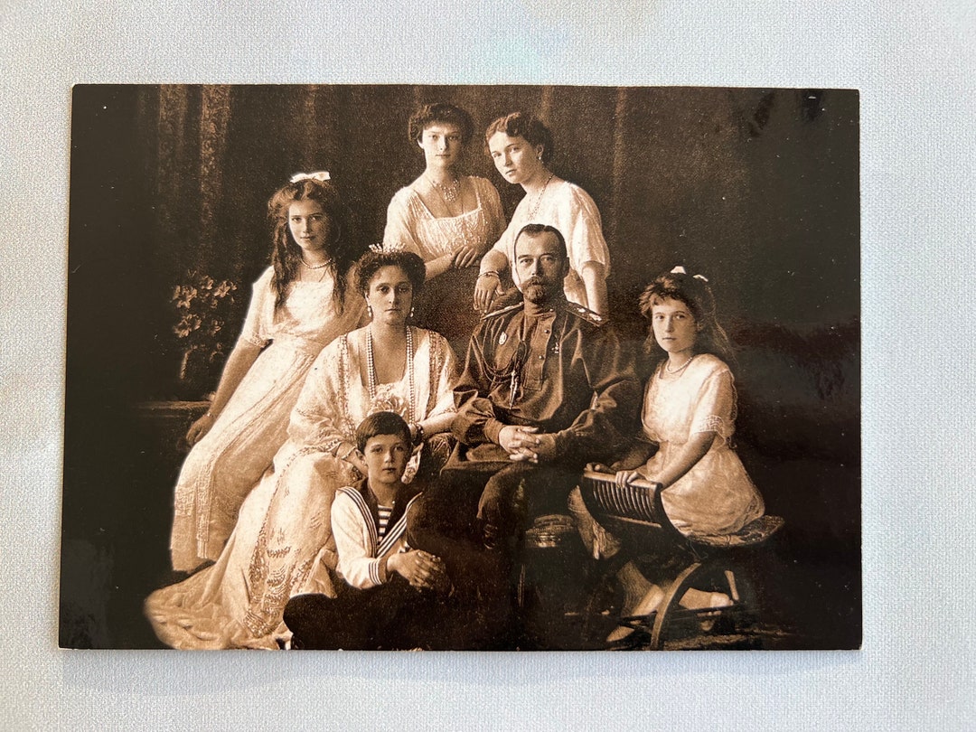 1913 Tsar Nicholas II Postcard Rare Romanov Family, Russian Monarchy ...