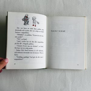 Rare 1977 Swedish Emil I Lönneberga Book by Astrid Lindgren Adapted by ...