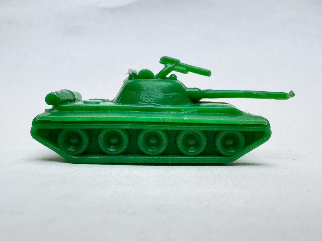Vintage Soviet Plastic Toy Tank Retro USSR Military Model, Collectible ...