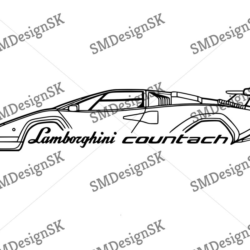 Lamborghini Svg - Etsy