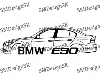 Bmw E90 Svg - Etsy Canada