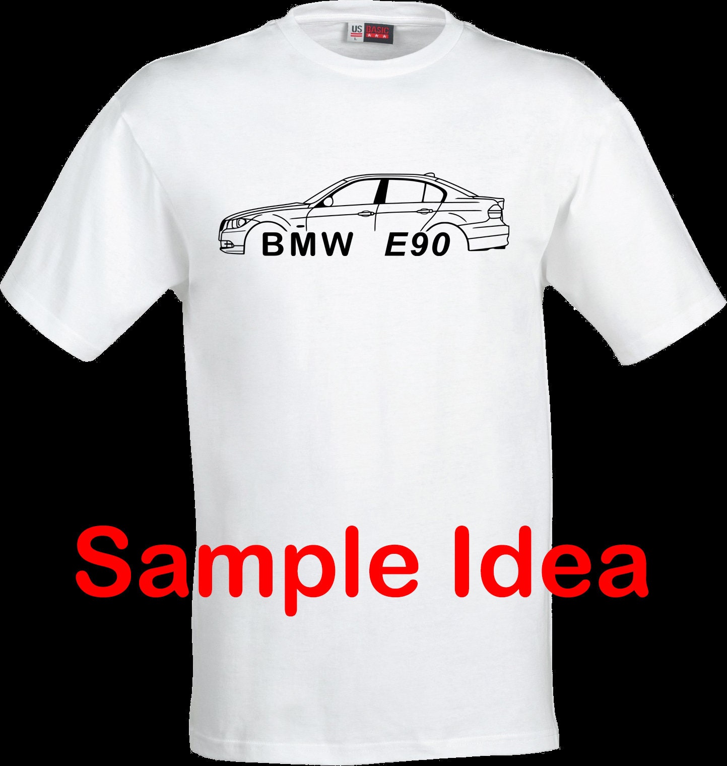 Car Svg Psd Png Jpg BMW E90 Sedan Silhouette Illustration Car Vector ...