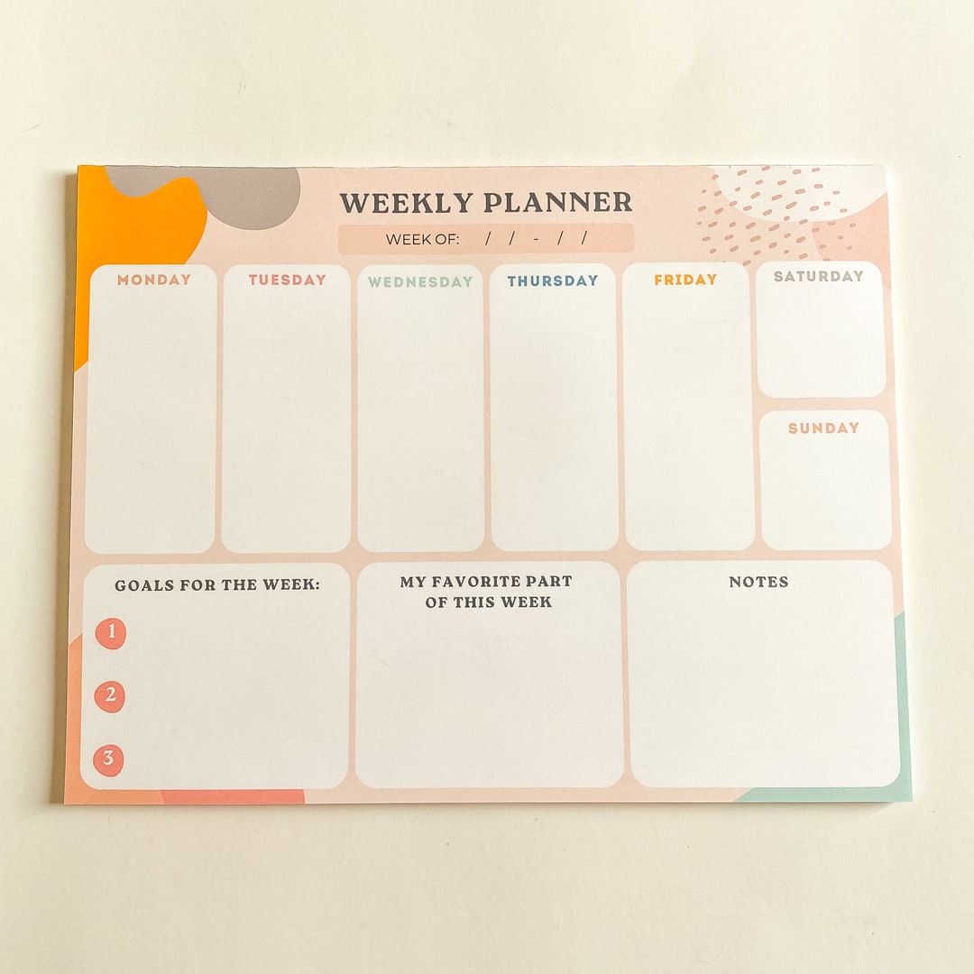 Boho Weekly Planner - Etsy