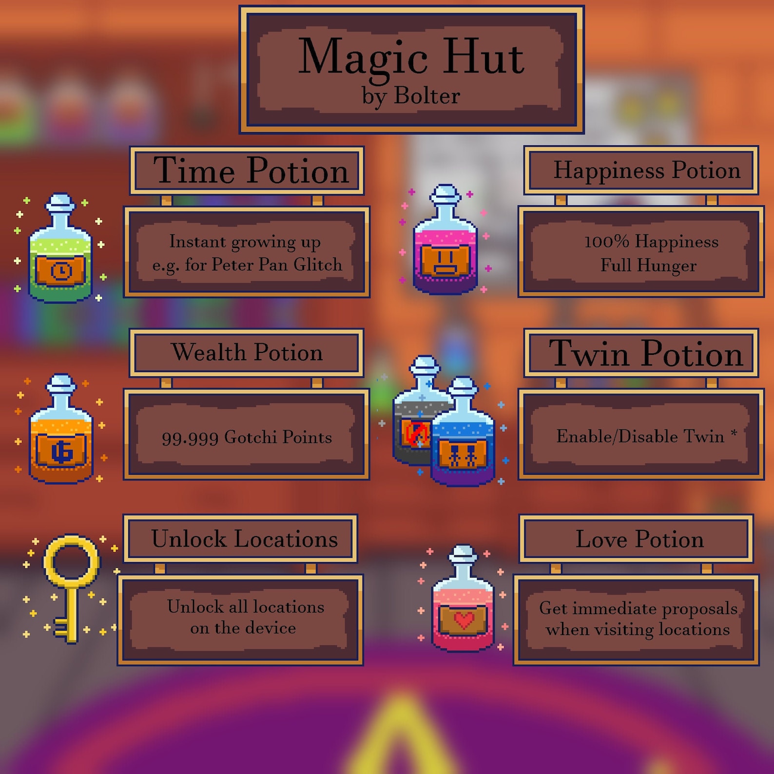 Magic Hut Tamagotchi Conoce / ON Descargar | Etsy