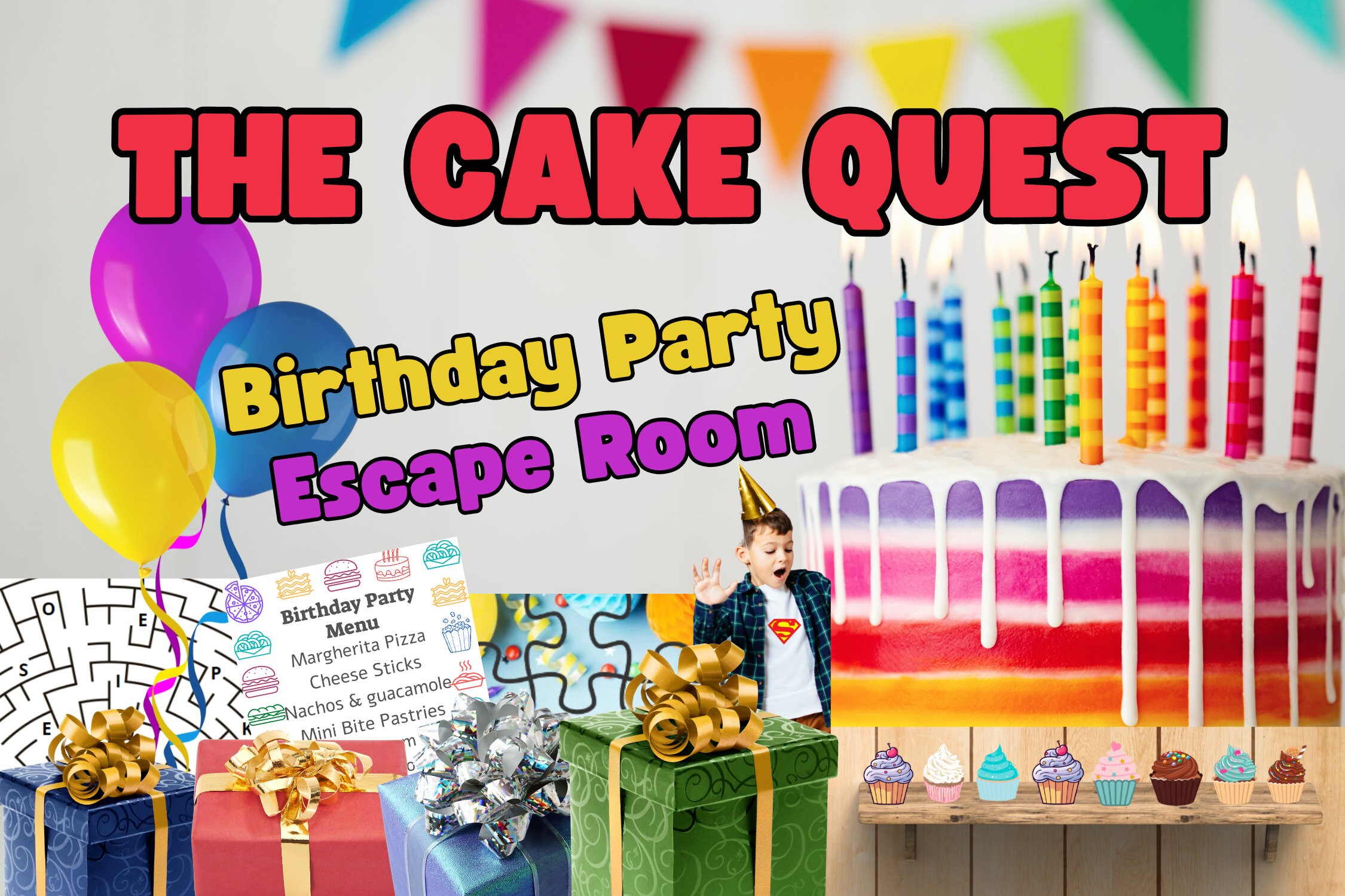 Escape Room Bundle Kit. Printable Escape Room. Family Game Night ...