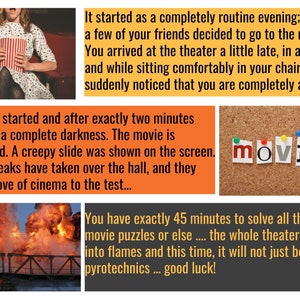 Escape Room Kit | Family Fun Escape Room | Movie Night | Family Game ...