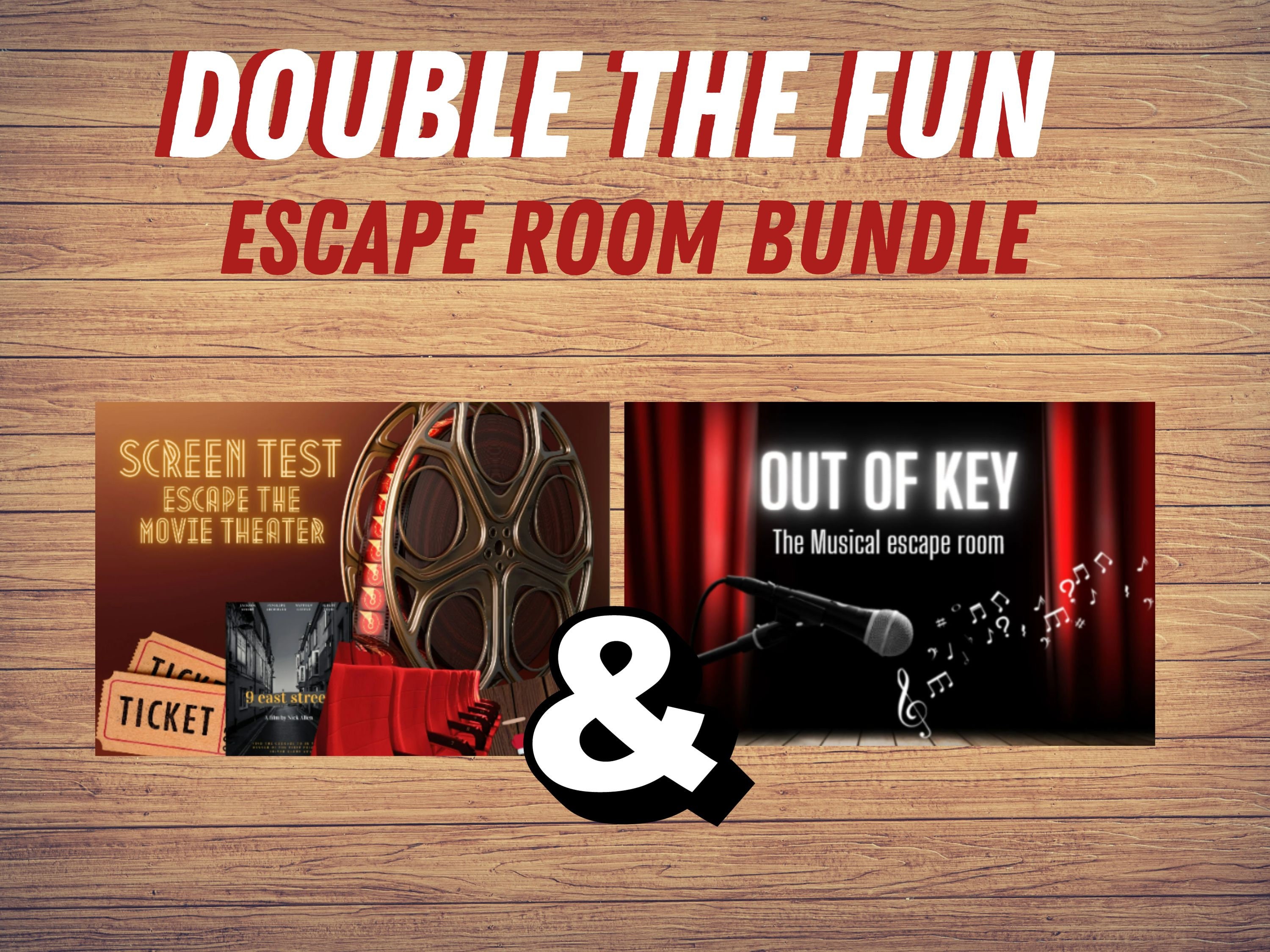 Escape Room Bundle Kit. Movies and Musicals Themed Printable Escape ...