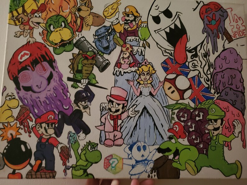Mario Kart Collage - Etsy
