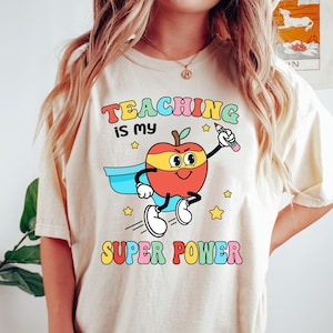 Teacher Shirt, Teaching is My Superpower Shirt, Funny Teacher Shirt ...
