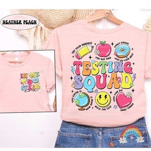 Teacher Test Day Shirt, Teacher Testing Squad Shirt, Teacher Team ...