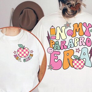 Paraprofessional Shirt, in My Parapro Era Shirt, Cool Para Club, Para ...