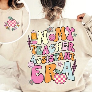 Teacher Assistant Shirt, in My Cool Teacher Era, Custom Teacher Shirt ...