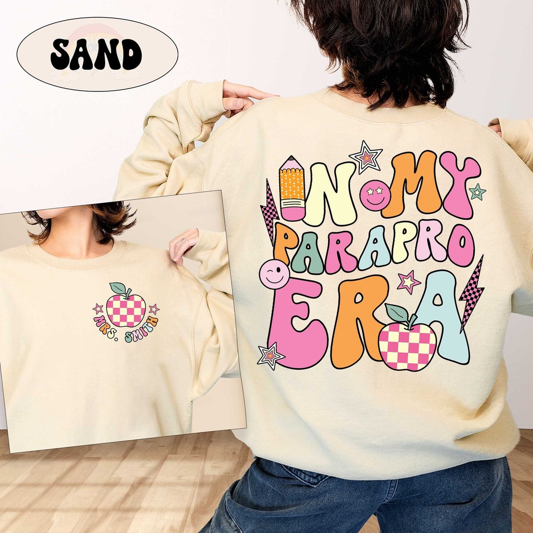 Paraprofessional Shirt, in My Parapro Era Shirt, Cool Para Club, Para ...