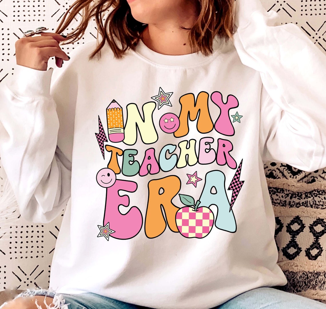Teacher Shirt in My Cool Teacher Era Custom Teacher Name - Etsy