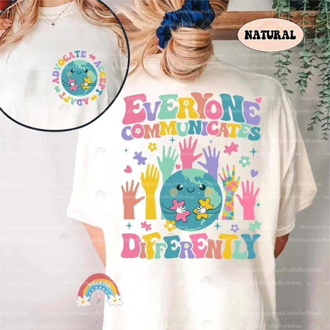 Everyone Communicates Differently Shirt, Teacher Shirt, Special ...