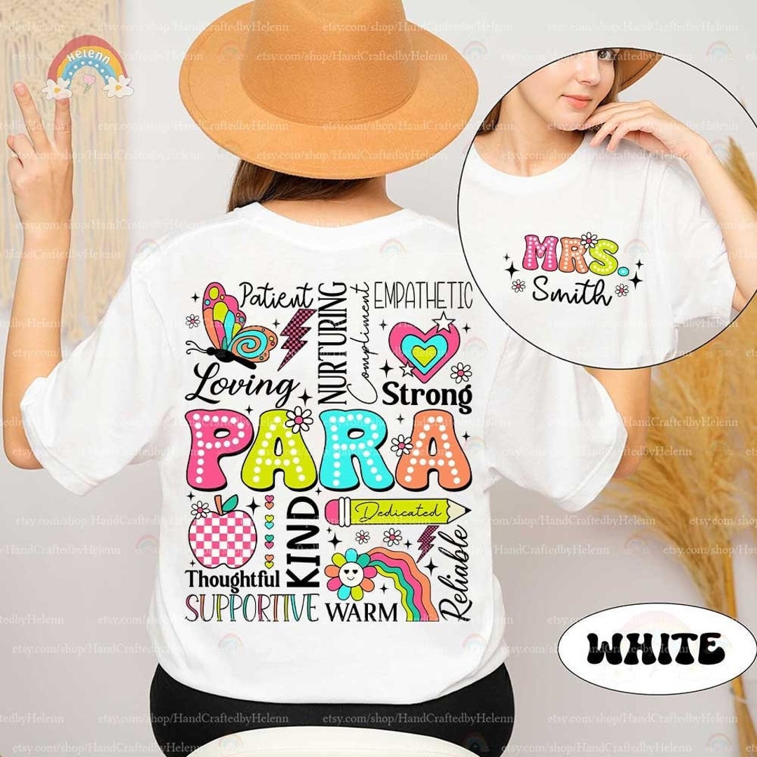 Paraprofessional Shirt, Dalmatian Dot Parapro Shirt, Teacher Aide ...